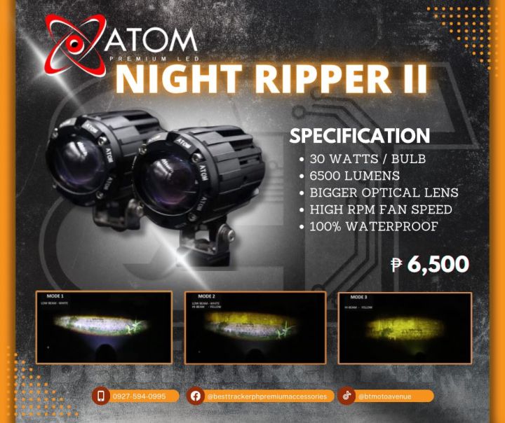Atom Night Ripper II | Lazada PH