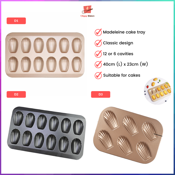 Madeleine Baking Mould Tray Kek Acuan Loyang Bakeware | Lazada