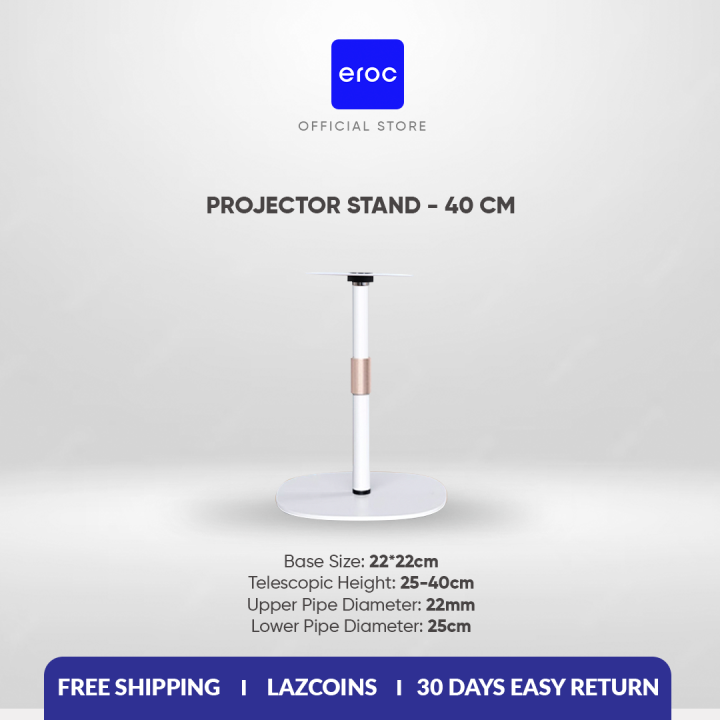 Eroc Projector Stand up to 160cm 360deg. Rotation & Adjustment Foldable ...