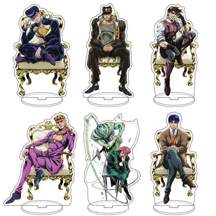 Anime Figure JoJo Bizarre Adventure Cute Cosplay Acrylic Stand Model ...