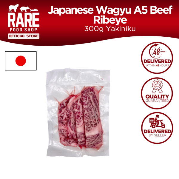 Rare Food Shop Japanese Wagyu A5 Beef Ribeye 300g Yakiniku | Lazada PH
