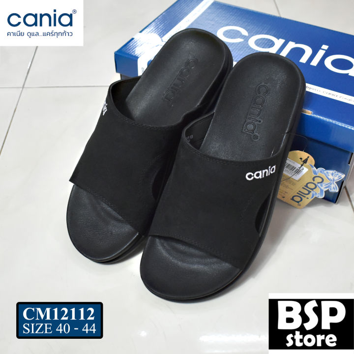 Cania รุ่น CM 12112 สีดำ รองเท้าแตะ cania [คาเนีย ดูแล...แคร์ทุกก้าว ...
