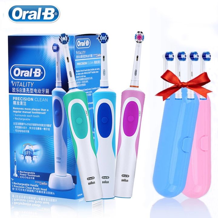 Oral B Electric Toothbrush Adult Rotation Clean Teeth Rechargeable ...