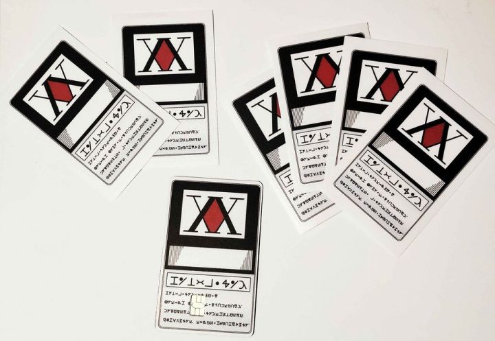 SKIN IT : Hunter X Hunter License Card Skins (Stickers For ATM or Beep ...