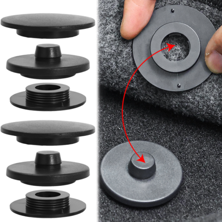 Universal Car Floor Mat Fixed Clips Double Layer Foot Mat Carpet Fixing ...