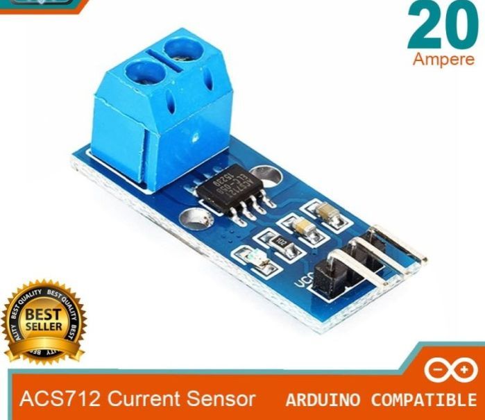 ACS712 Current Sensor 20A Current Sensor Arus for ArduinoO | Lazada ...