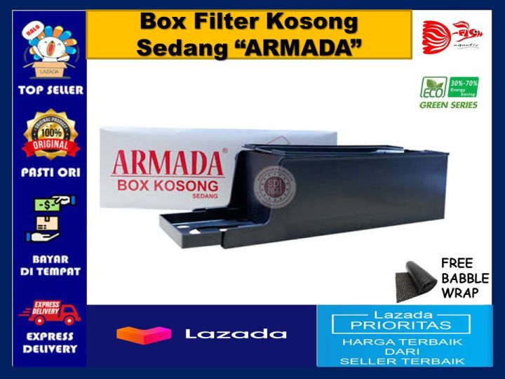 Filter Box medium Akuarium Box Kosong Armada Kotak Filter Aquarium ...