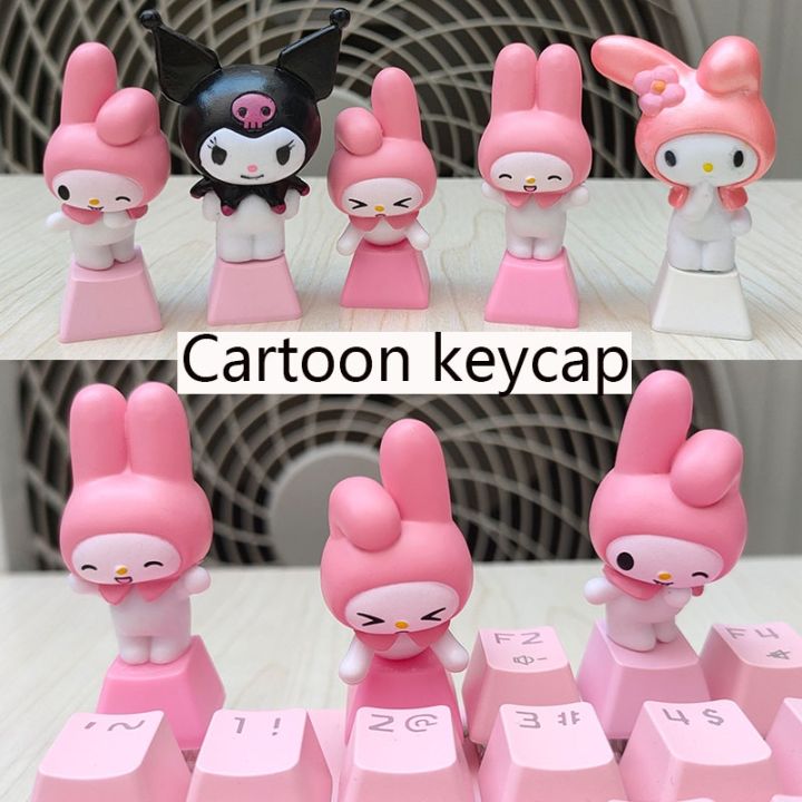 （Miss qi's keycap） Cartoon Kawaii Pink Cute Custom Cherry Mx Mechanical ...