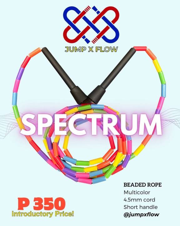 JumpXFlow SPECTRUM Beaded Jump Rope | Lazada PH
