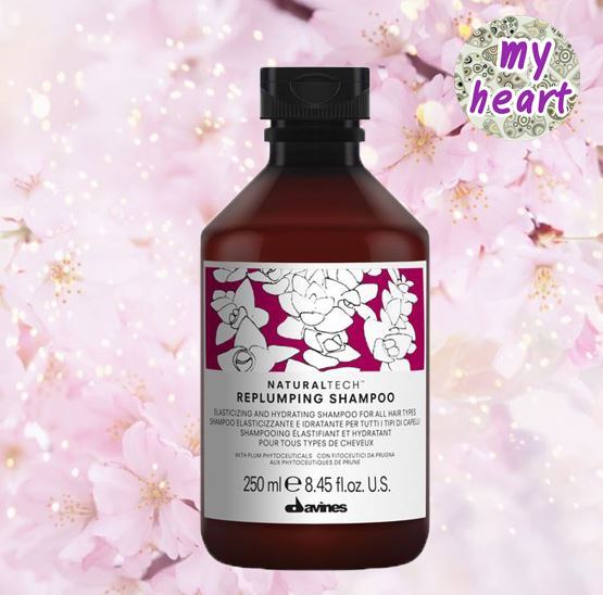 Davines Replumping Shampoo 250/1000 ml แชมพู สำหรับเพิ่มความชุ่มชื้นให้ ...