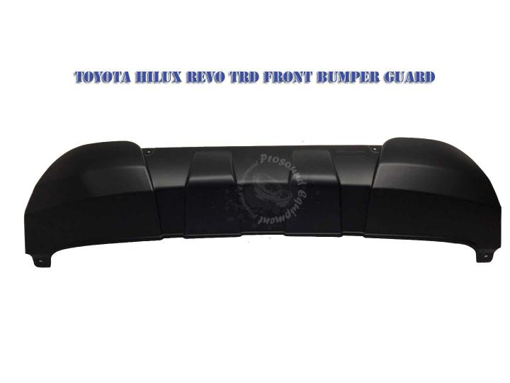 TOYOTA HILUX REVO TRD FRONT BUMPER GUARD (BLACK) | Lazada
