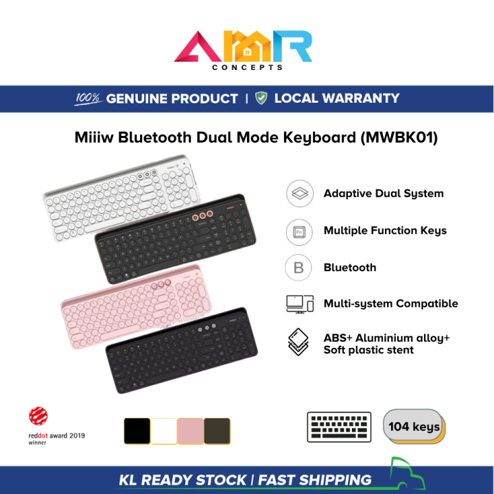 Xiaomi Miiiw Wireless Bluetooth Keyboard K02 Windows Mac Tablet Holder ...