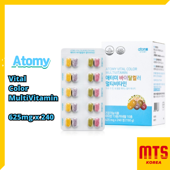 Atomy Color Food Multivitamin 240 capsules | Lazada