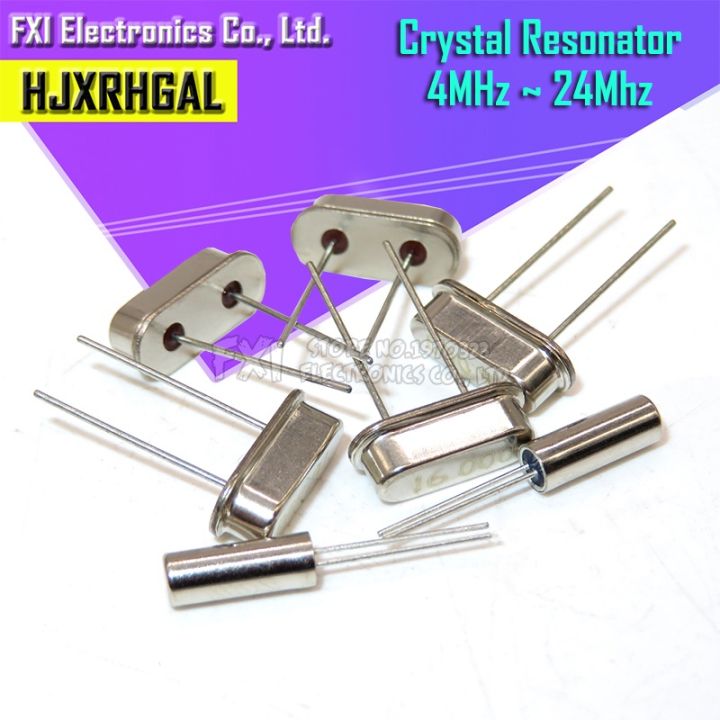 10PCS 4Mhz 6Mhz 8Mhz 12Mhz 16Mhz 20Mhz 24Mhz 32.768K 2*6 32.768K 3*8 ...