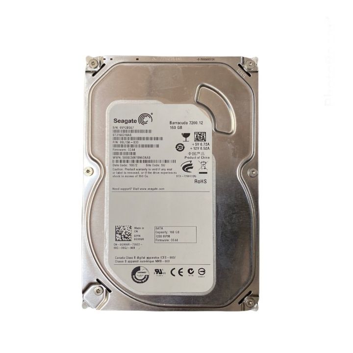 HDD (ฮาร์ดดิส) SEAGATE BARRACUDA 160GB สินค้ามือสอง มีประกันให้ ไม่มี ...
