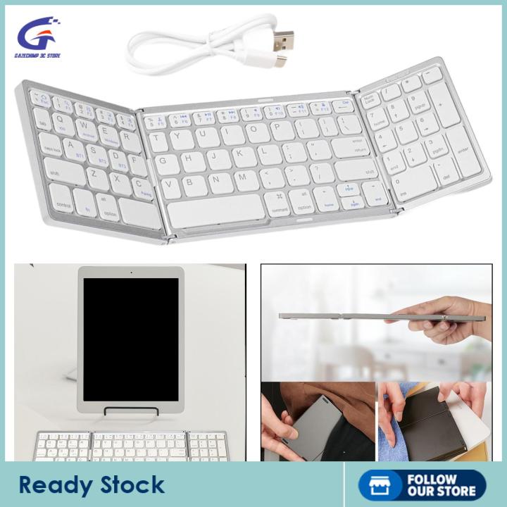 Gazechimp BT Folding Keyboard Soft Keys Silent Typing Ideal Gifts Type ...