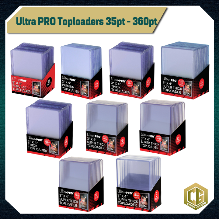 [Card Guard] Ultra Pro Card TopLoader 35pt 55pt 75pt 100pt 130pt 180 260pt 360pt ท็อปโหลด ...