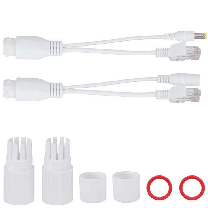 12V Power Over Ethernet Passive POE Adapter Cable Splitter Injector ... 12V Power Over Ethernet Passive POE Adapter Cable Splitter Injector ...