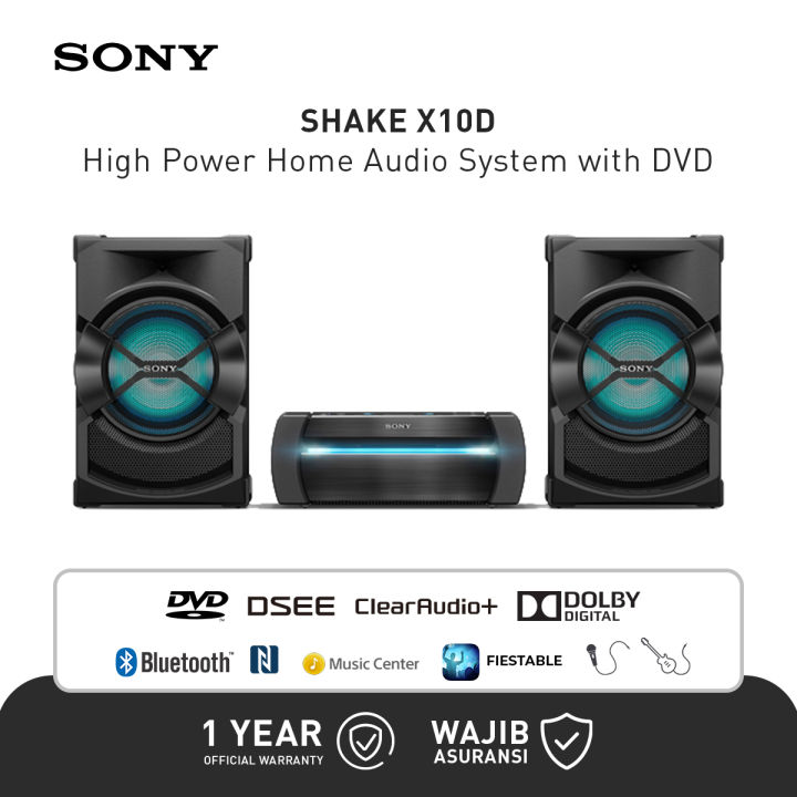 Sony High Power Home Speaker With DVD SHAKE X10D | Lazada Indonesia