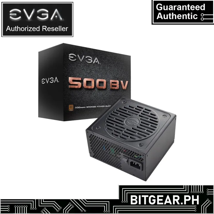 EVGA 500 BV 500W 80PLUS®-Bronze APFC Non-Modular Power Supply | Lazada PH