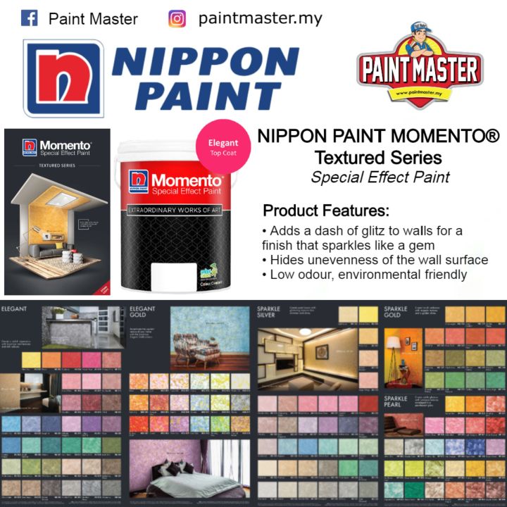 NIPPON PAINT MOMENTO® Textured Series | Lazada