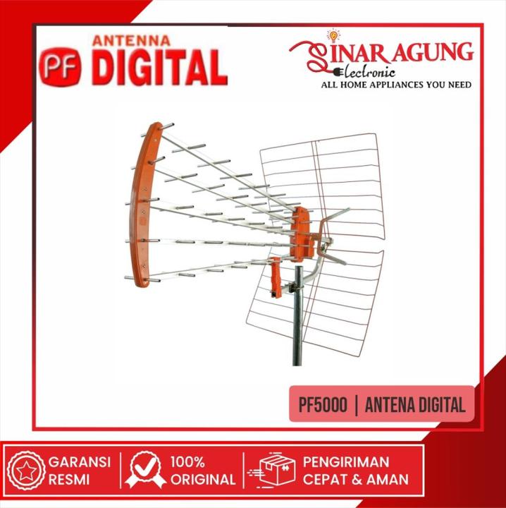 ANTENA DIGITAL OUTDOOR PF GOCENG / PF5000 / PF-5000 GAMBAR JERNIH 100% ...