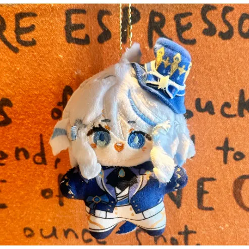 Genshin Impact Cotton Doll Furina 11cm Plush Pendant Anime Game ...