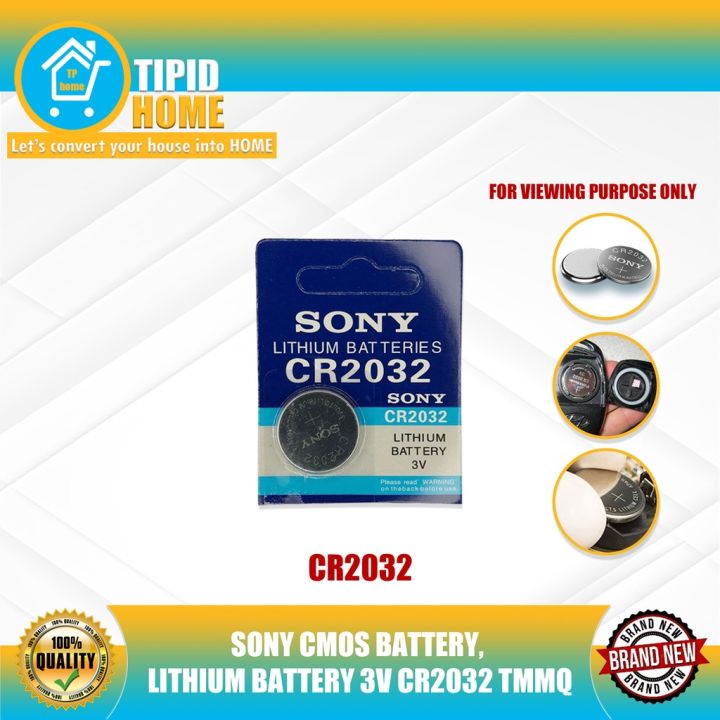 KOI SONY CMOS BATTERY, LITHIUM BATTERY 3V CR2032 TMMQ | Lazada PH
