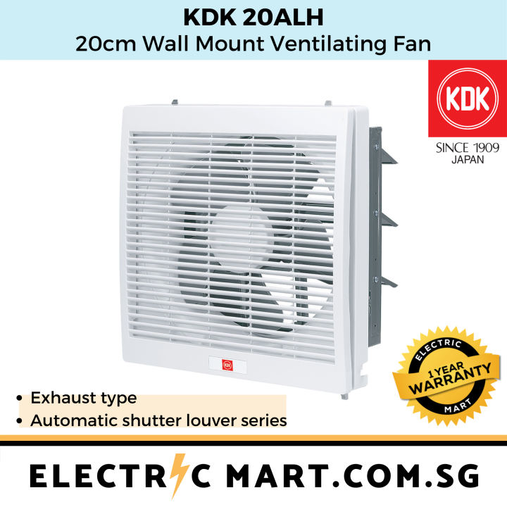 KDK 20ALH 20cm Wall Mount Ventilating Fan | Lazada Singapore