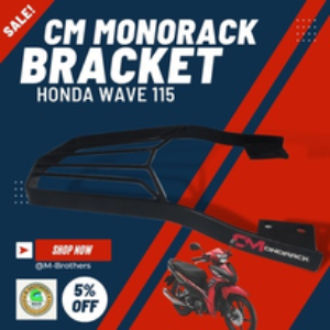 Honda Wave 115 Round Bar Monorack Bracket | Lazada PH