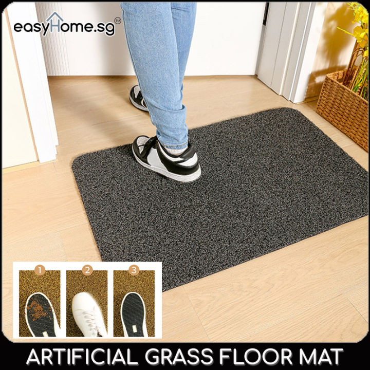 Artificial Grass Floor Mat Entrance Door Mat PVC Clone Grass Design ...