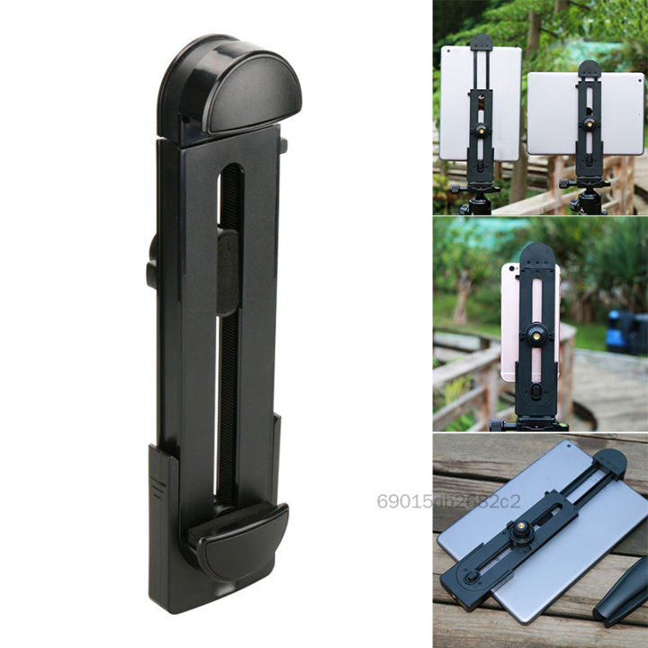 Phone Tablet PC Stand Tripod Mount Adapter Flexible Adjustable Clamp ...