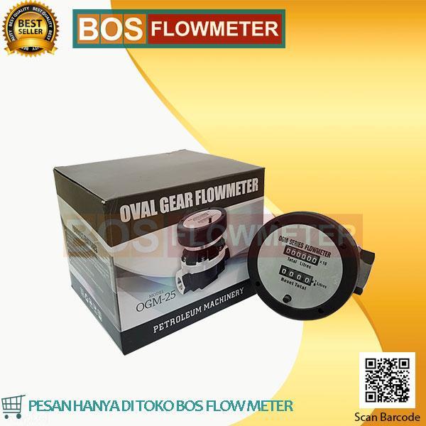 FLOW METER OGM ANALOG DN 25 MM - OVAL GEAR FLOW METER - METERAN SOLAR ...