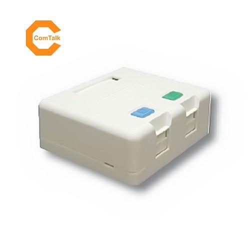 Dintek 2 Port Surface Mount Box with Spring Shutter 20 PCS | Lazada