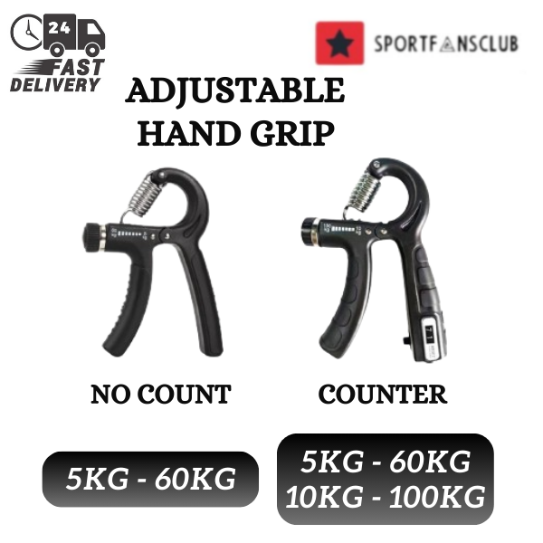ProGrip Adjustable Hand Strengthener with Exercise Counter Wrist, Arm ...