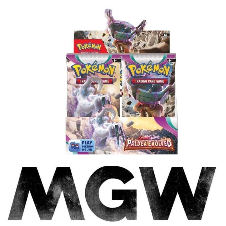 (Ready Stocks) Box with Dents Pokemon TCG SV2 Paldea Evolved English ...