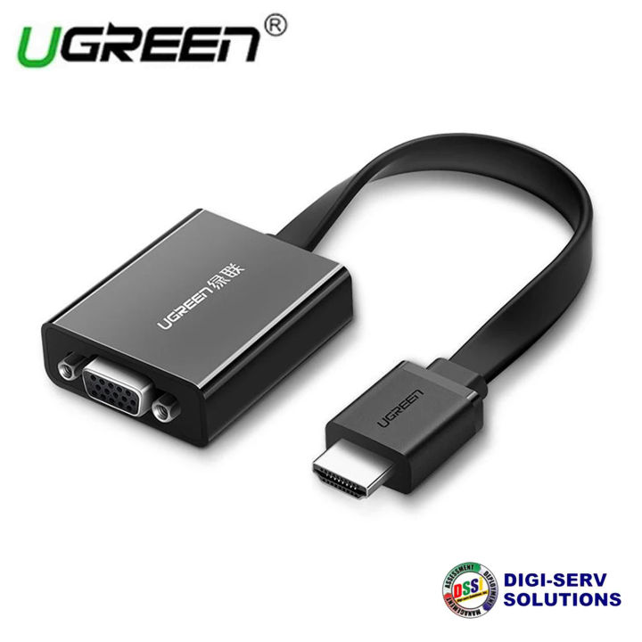 UGREEN 40248 HDMI to VGA Converter 25cm (Black) | Lazada PH
