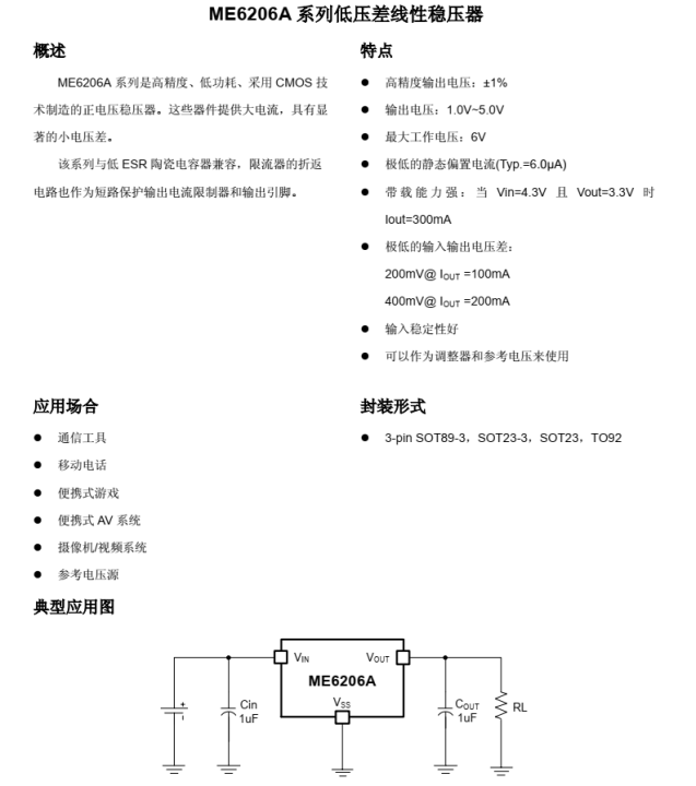 Weimeng original ME6206A25M3G chip, SOT23-3 package, maximum working ...