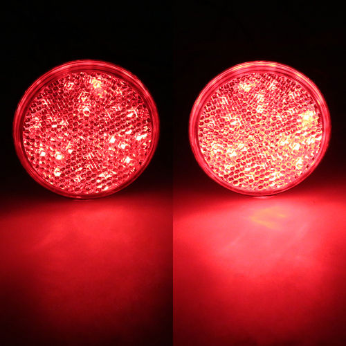1x High Brightness Round Motorcycle Tail Lights Turn Signal Light Rear ...
