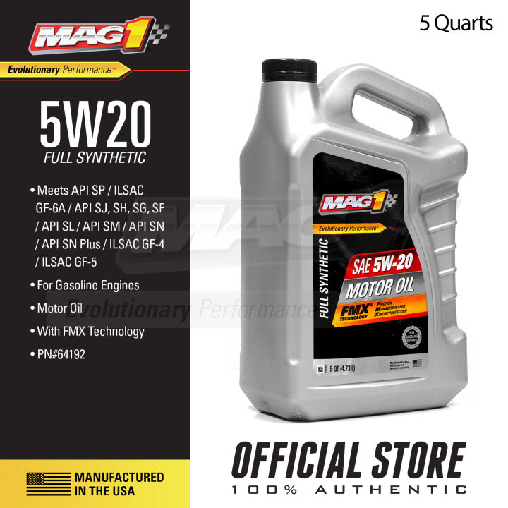 MAG 1 5W20 Fully Synthetic API SP Car Engine Oil for Gasoline Engines ...
