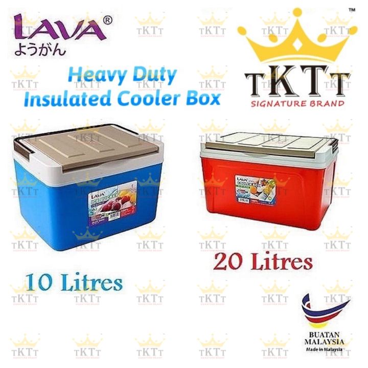 TKTT Lava Cool Keeper Portable Ice Cooler Box/ Picnic Box/ Hot & Cool ...