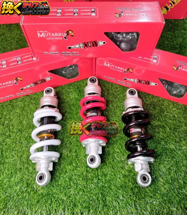 MUTARRU REAR SHOCK 230mm LOWERING SHOCK SUZUKI RAIDER 150 / RAIDER FI ...