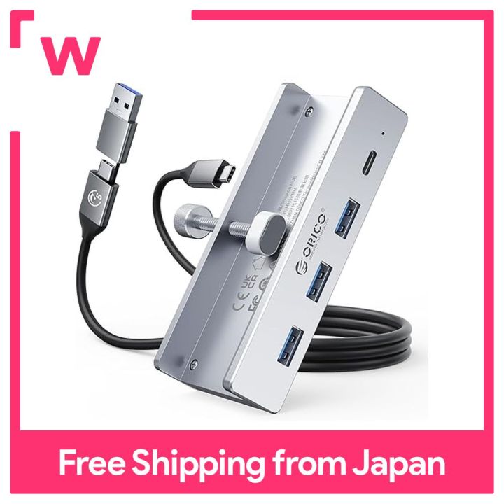 ORICO USB C hub clamp fixed usb hub 3.0 4 ports 5Gbps high-speed ...