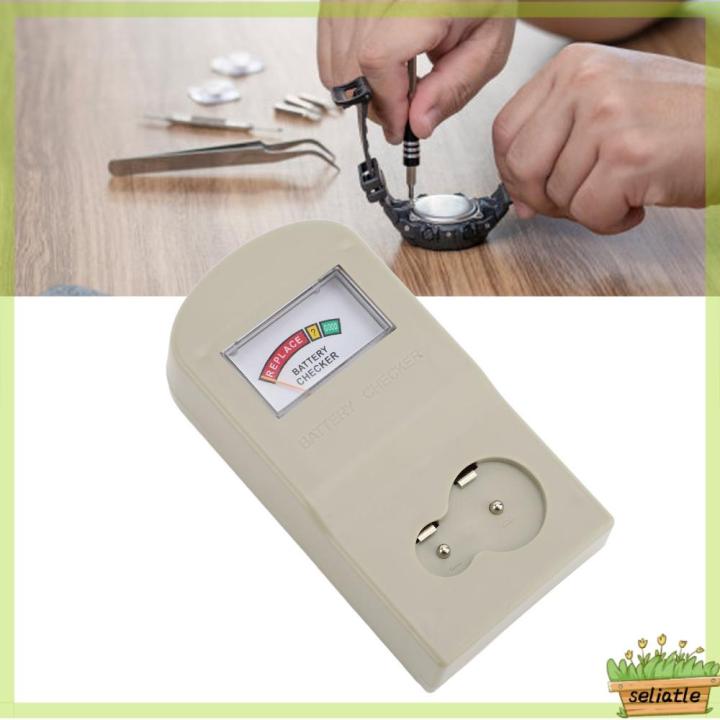 SELIATLE ABS Material Button Cell Battery Tester Mini Size Battery ...