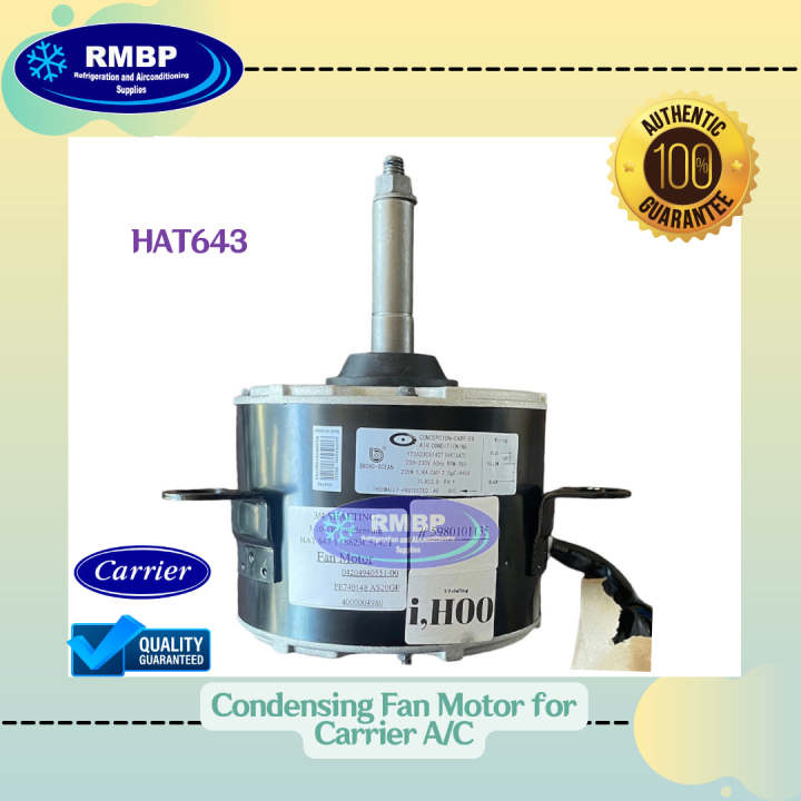 Condensing Fan Motor for Carrier - HAT643 | Lazada PH