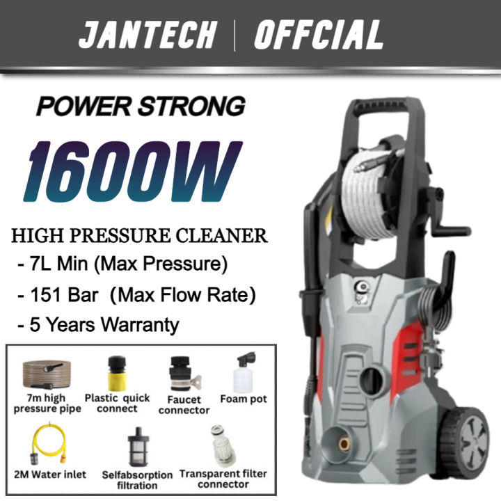 JANTECH G7/G8 Turbo Waterjet High Pressure Water Pump Cleaning Machine Powerful Car Wash Water ...