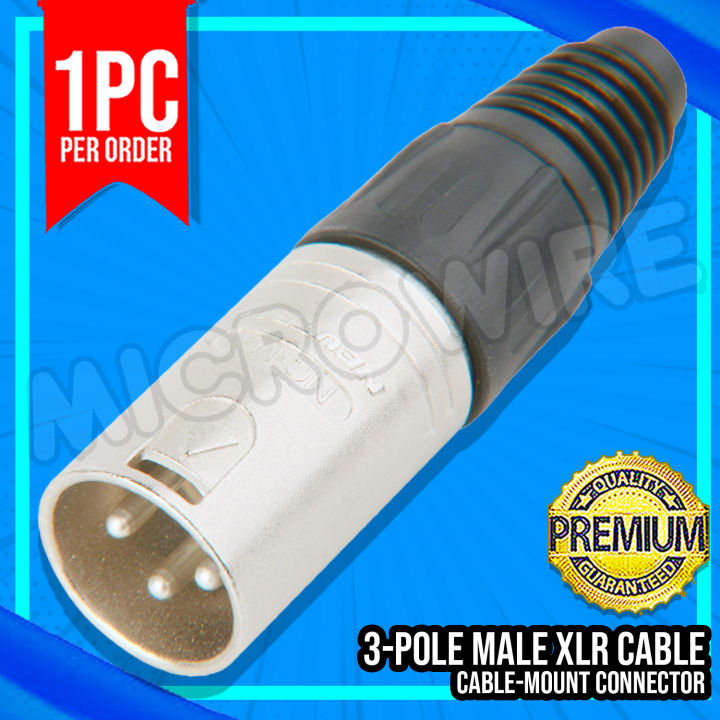 Neutrik NC3MX 3-pole Male XLR Cable-mount Connector | Lazada PH