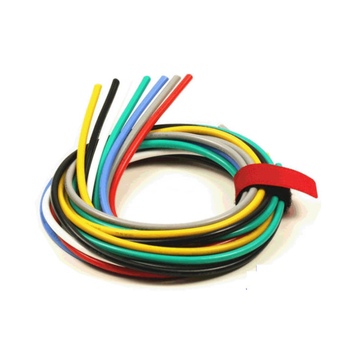 2meters AWG 8 10 12 14 16 18AWG Flexible Silicone Solid Electronic Wire Tinned Copper Line for ...