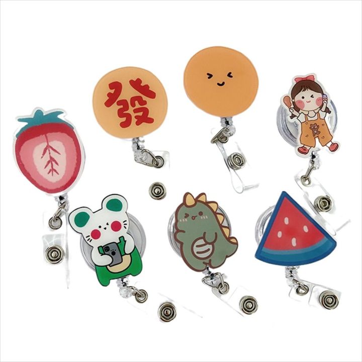 LEIFNYDI Office Cartoon Hospital Name Tag Bear Dinosaur Chest Card Work ...