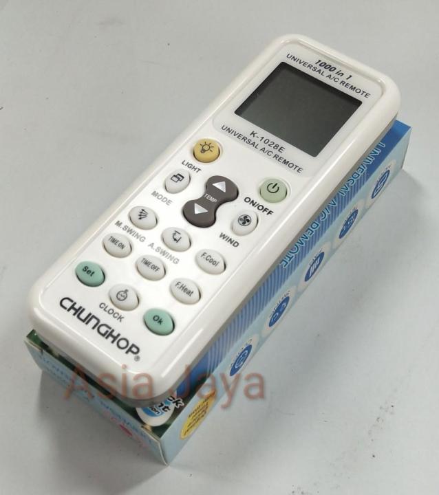 Chunghop K 1028e Universal Ac Remote Remot Ac Universal Chunghop